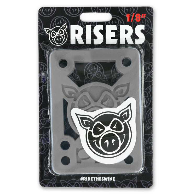 1/8" SOFT RISERS GREY – Pig Wheel