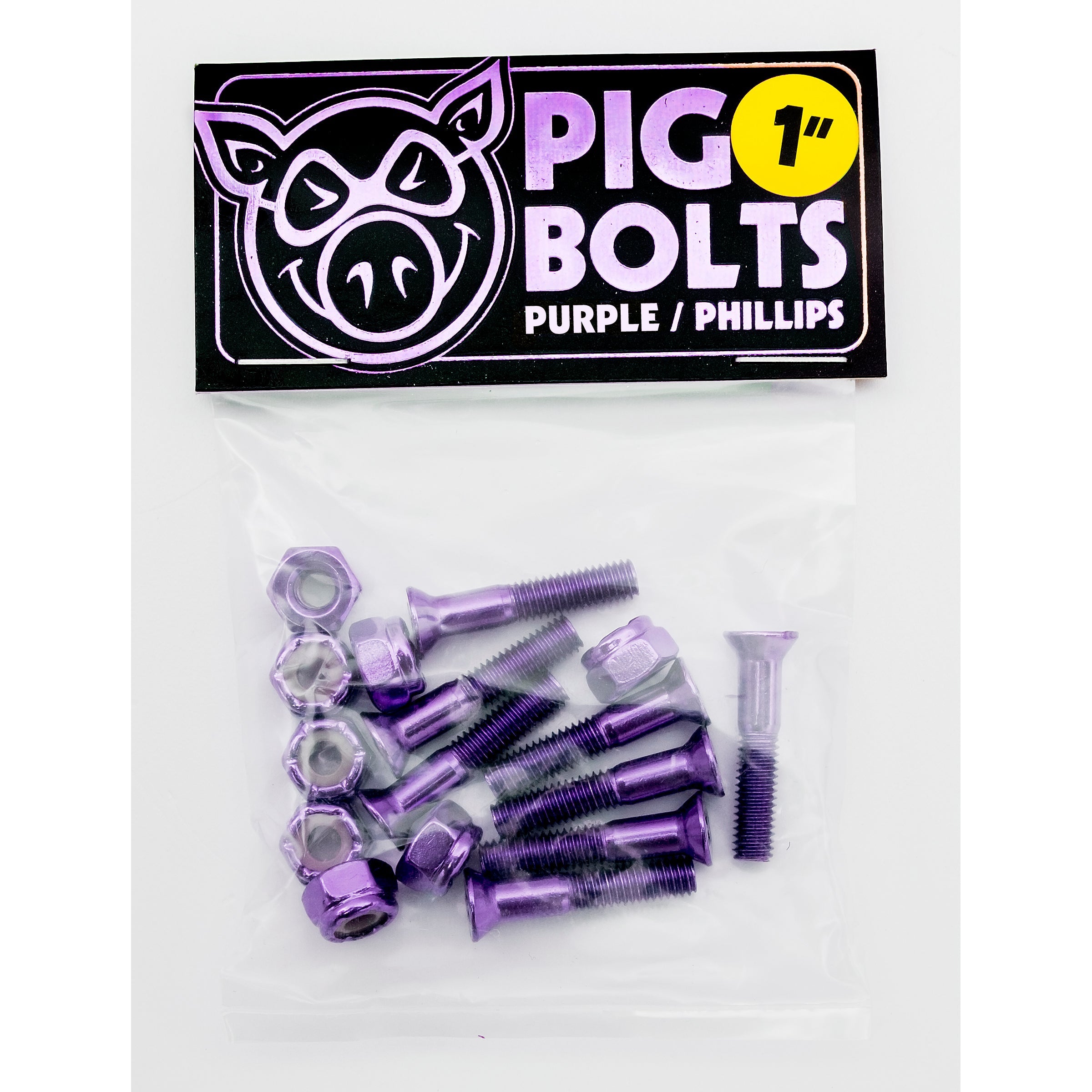 PURPLE 1" PHILLIPS – Pig Wheels